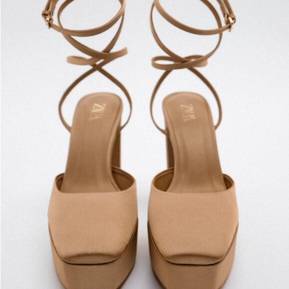 Zara | Shoes | Zara Chunky Heeled Platform Shoes | Poshmark